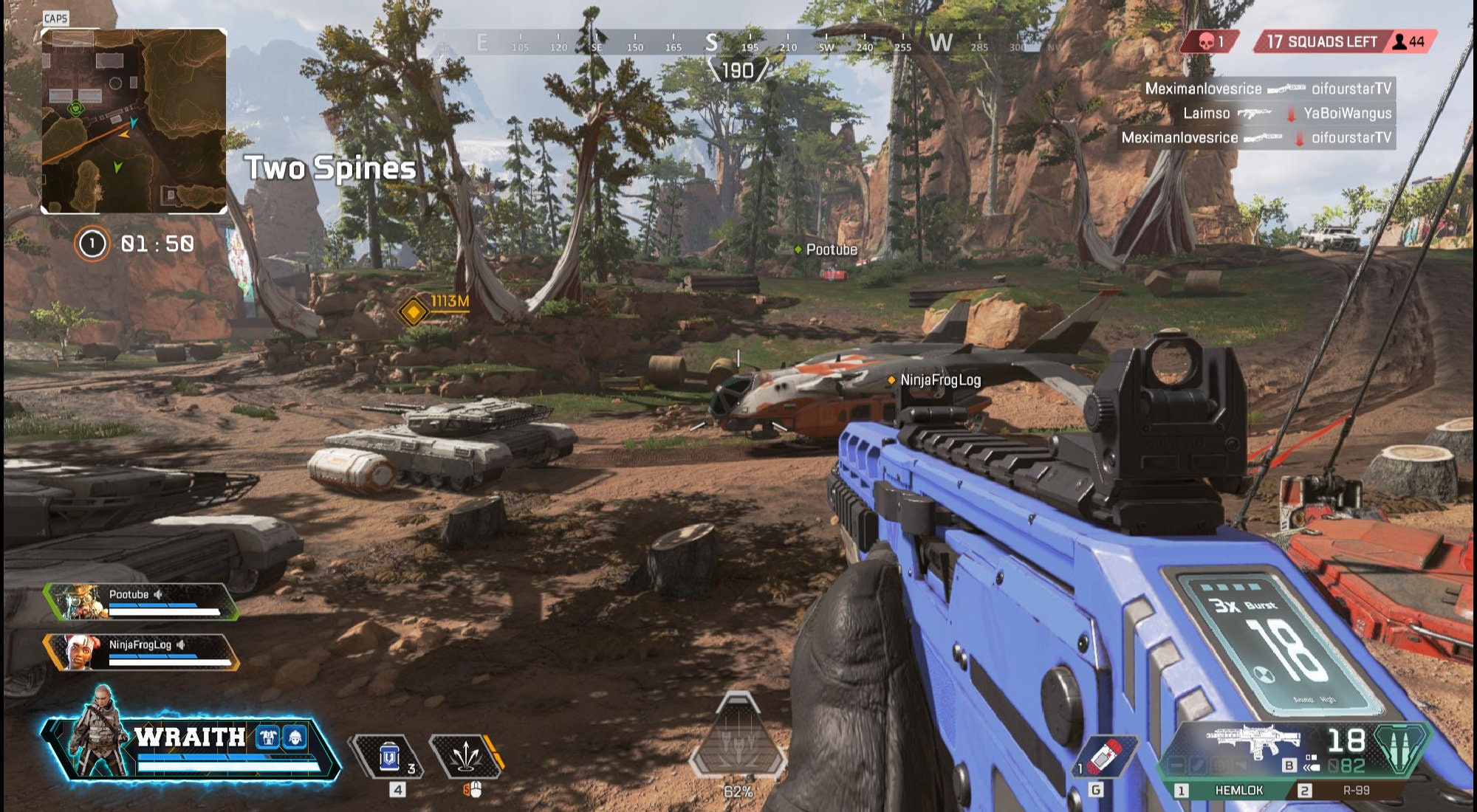 The Liberator Wraith Customizable 3d animated, Apex Legends Custom ...