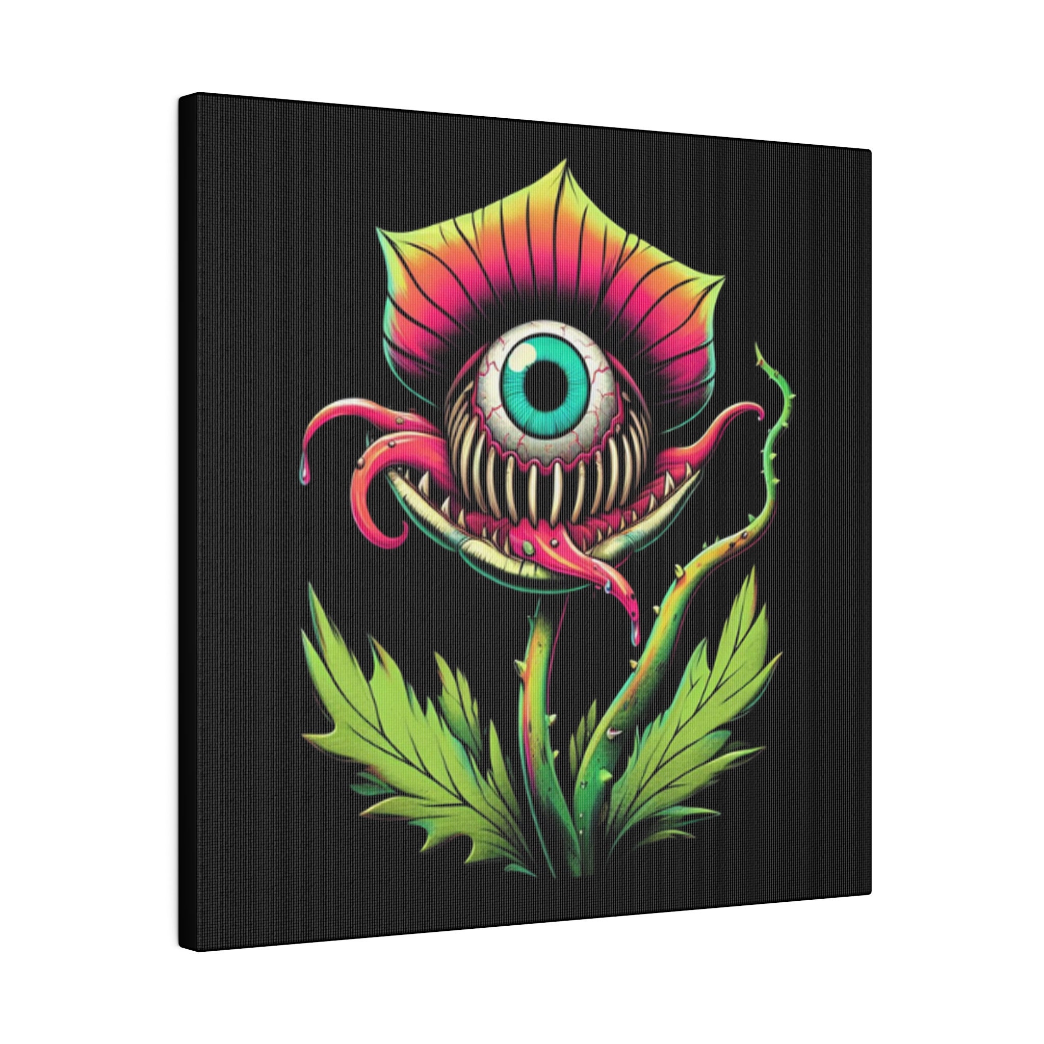 Carnivorous Plant Venus Flytrap Creepy Horror Digital Art Print Matte ...