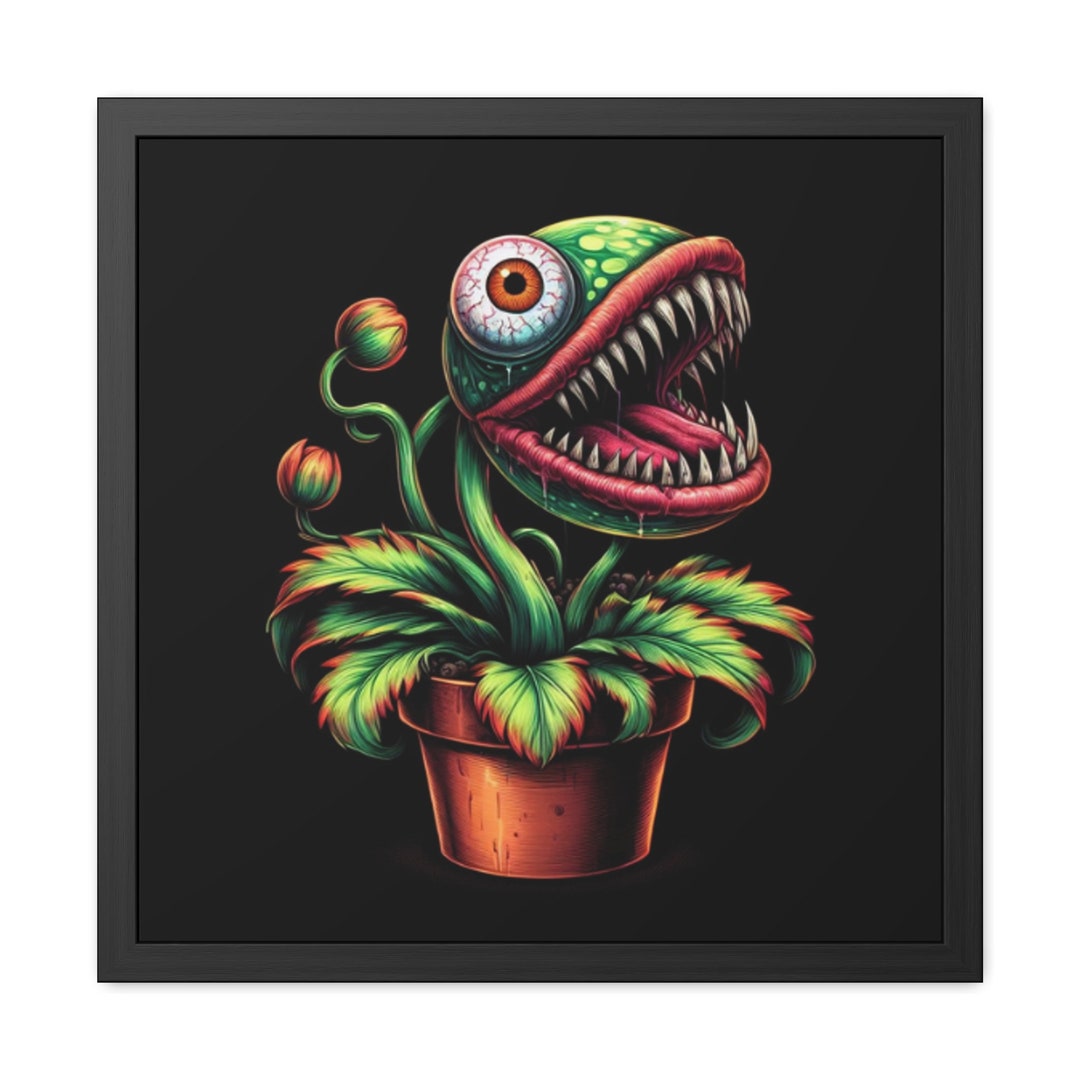 Carnivorous Creepy Venus Flytrap Plant Houseplant Horror Eyeball Fangs ...