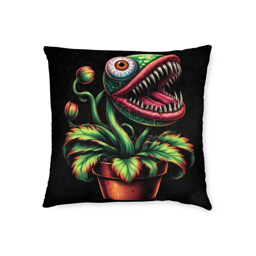 Carnivorous Plant Creepy Venus Flytrap Horror Houseplant Alt Gift Black ...