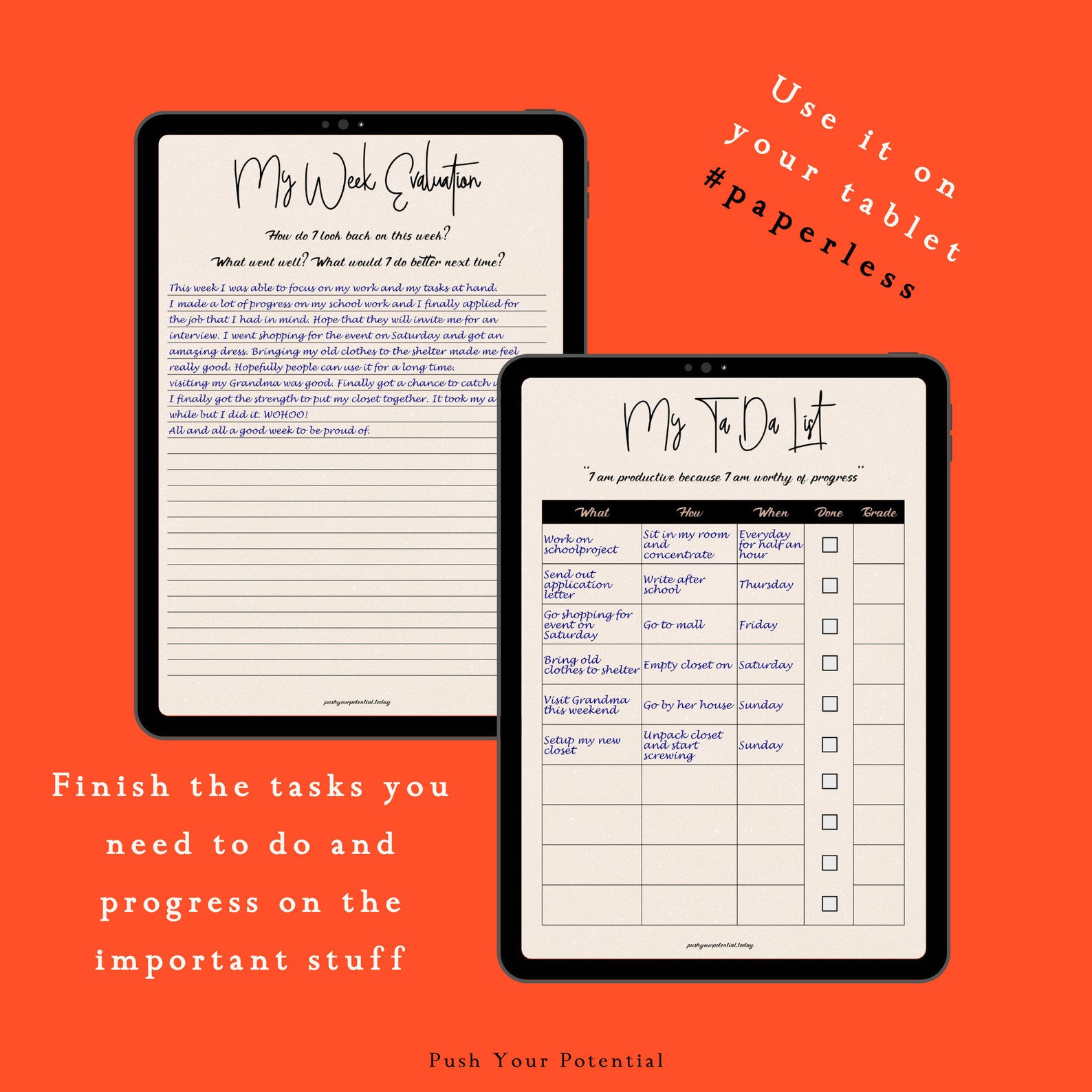 Ta Da List to Boost Your Productivity and to Effectively Pull - Etsy