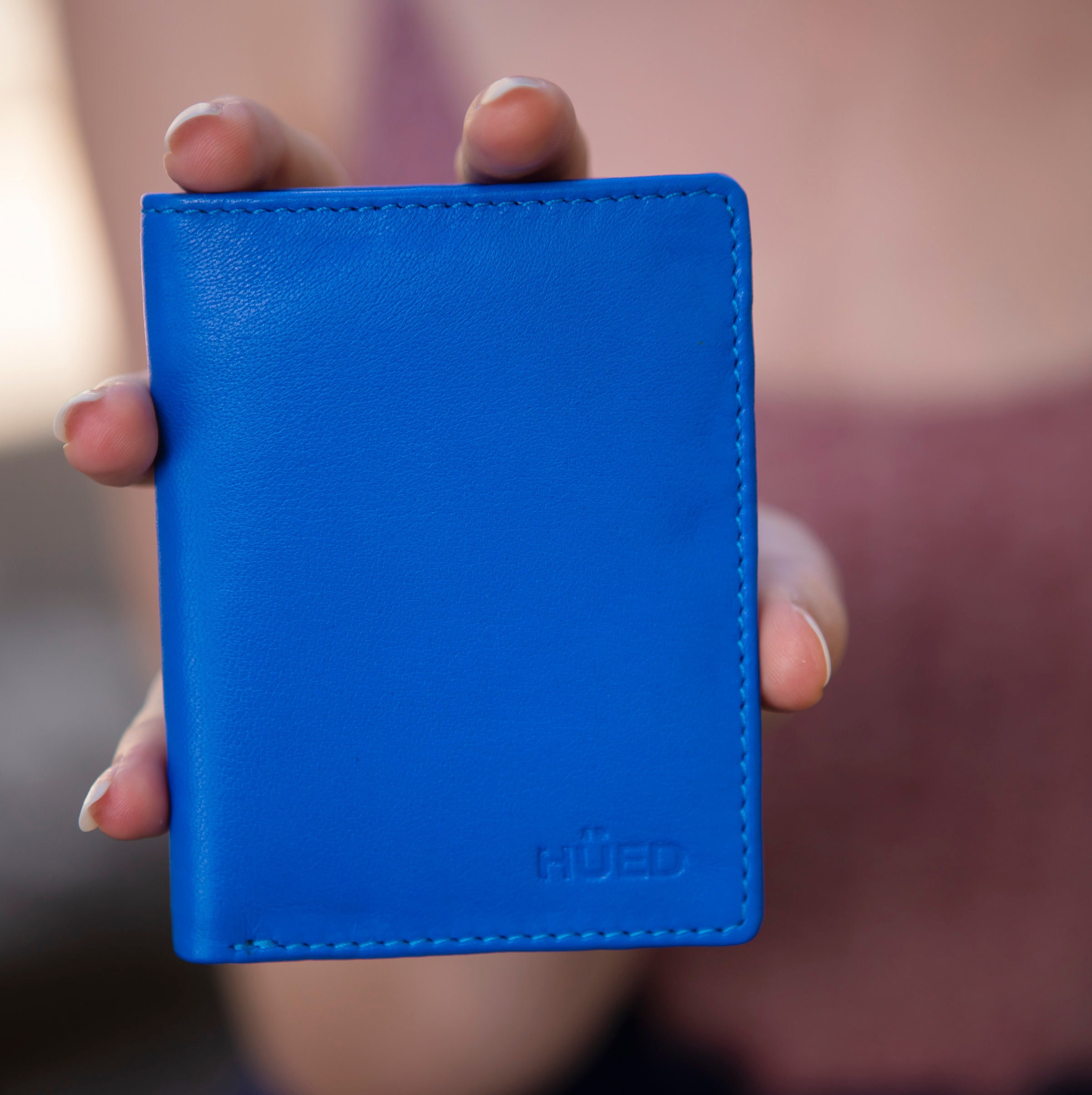 Classic Blue Slim Men's Wallet | Genuine Leather Wallet | Slim Wallet ...