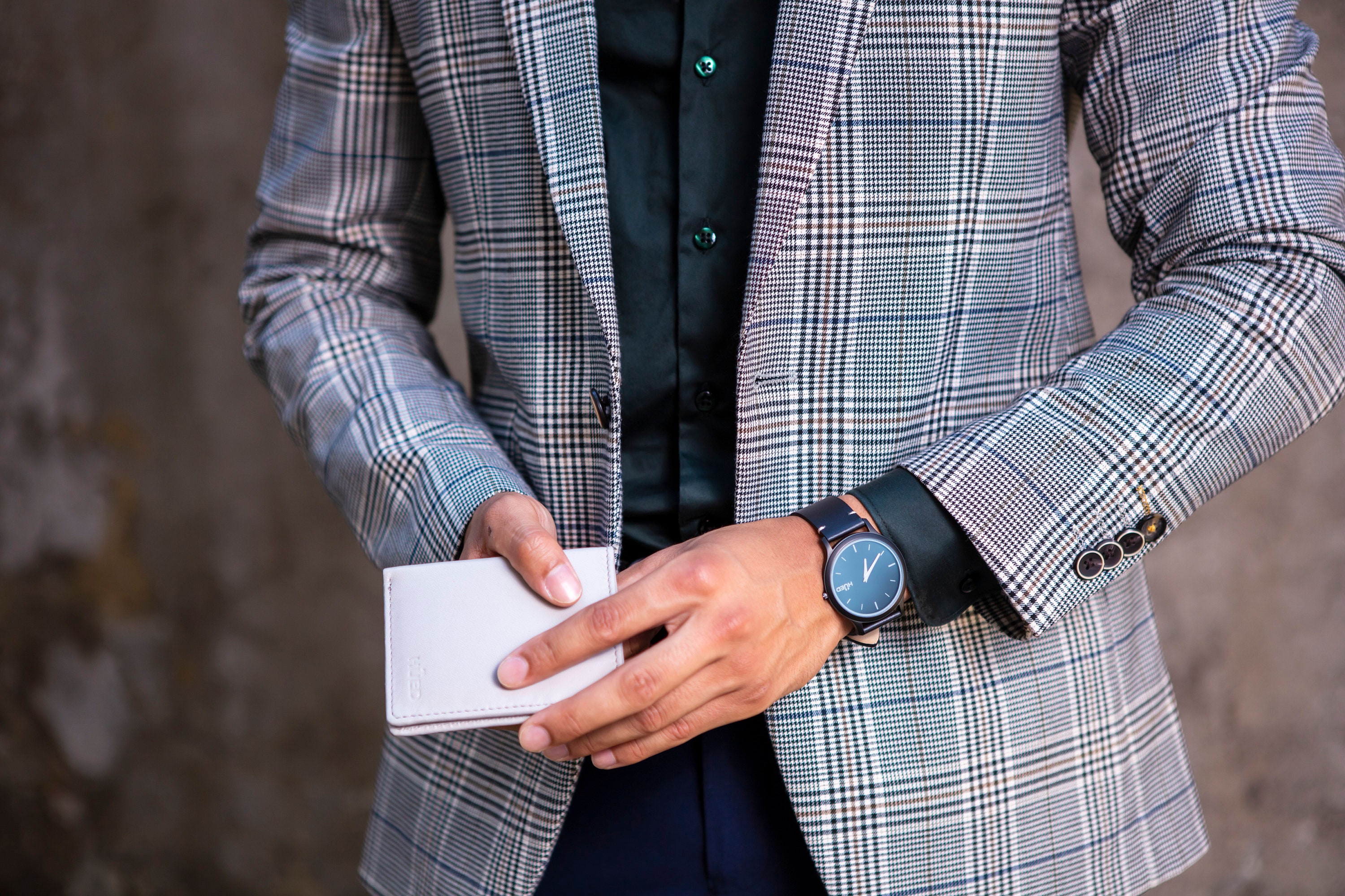 Wallet and Watch Bundle | Genuine Leather Wallet | Leather Watch | Gift ...