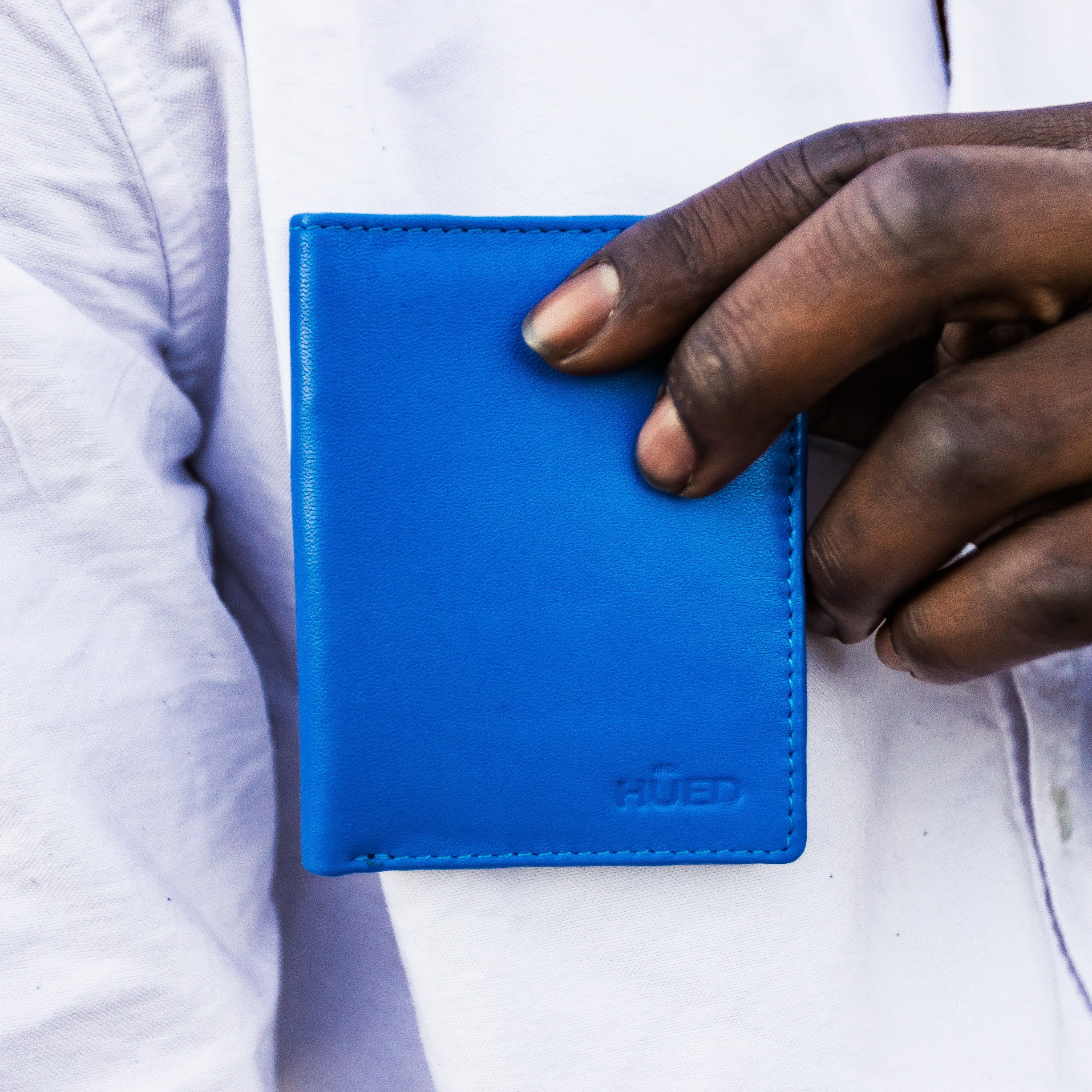 Classic Blue Slim Men's Wallet | Genuine Leather Wallet | Slim Wallet ...