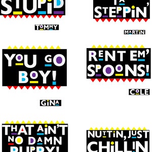 Martin Show Quotes, Funny Martin Quote Printable Stickers, 90's Sitcom ...