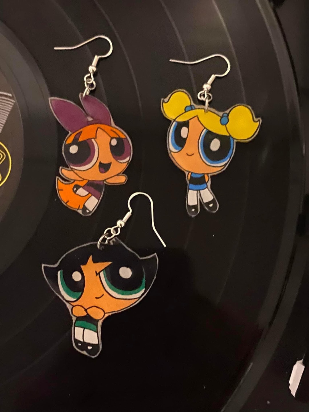 Powerpuff Girls Mix-match Earrings/blossom/bubbles/buttercup/cartoon ...