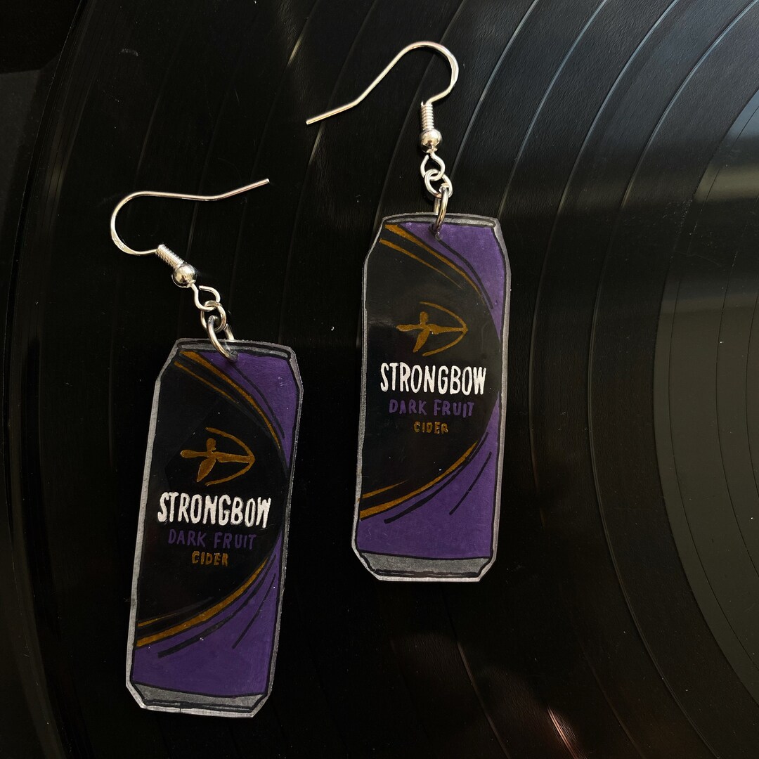 Strongbow Dark Fruits Earrings/ Shrinky Dinks/ Cider/ Indie ...