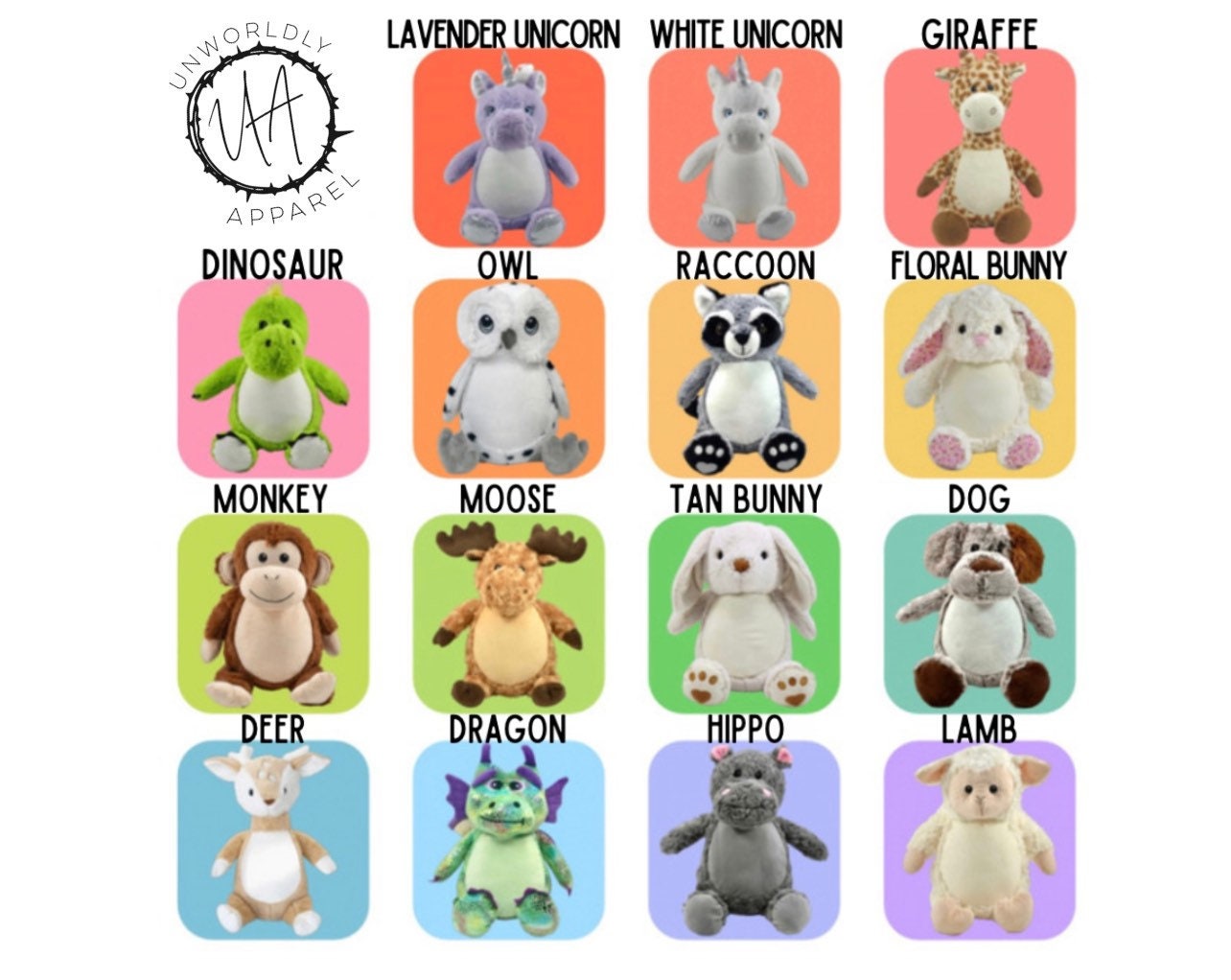 Adoption Day Stuffed Animal Custom Embroidered Adoption Gift | Etsy