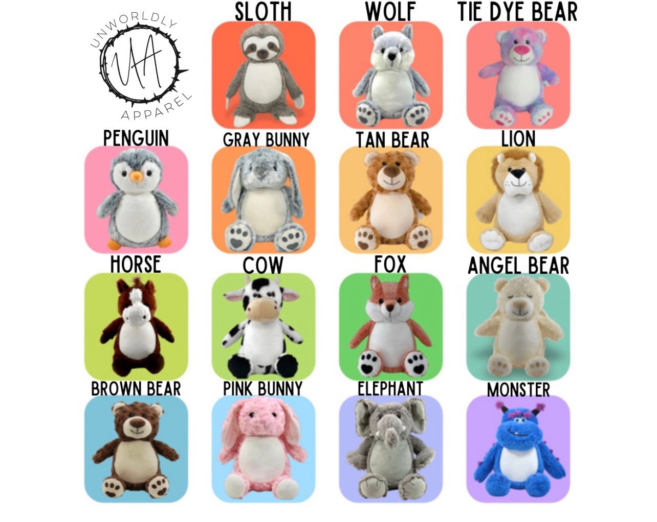 Adoption Day Stuffed Animal Custom Embroidered Adoption Gift | Etsy