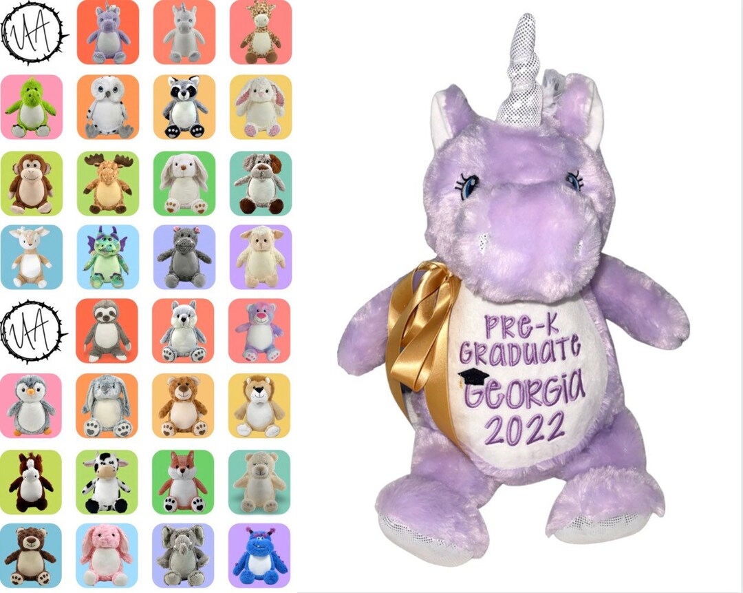 Preschool Graduation Stuffed Animal, Preschool Graduation Gift ...
