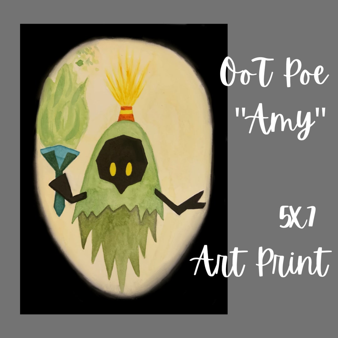 Zelda Forest Temple Poe 5x7 Art Print - Etsy