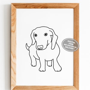 Ugly Drawing Werid Pets Line Art Custom Portrait Funny Personalized ...