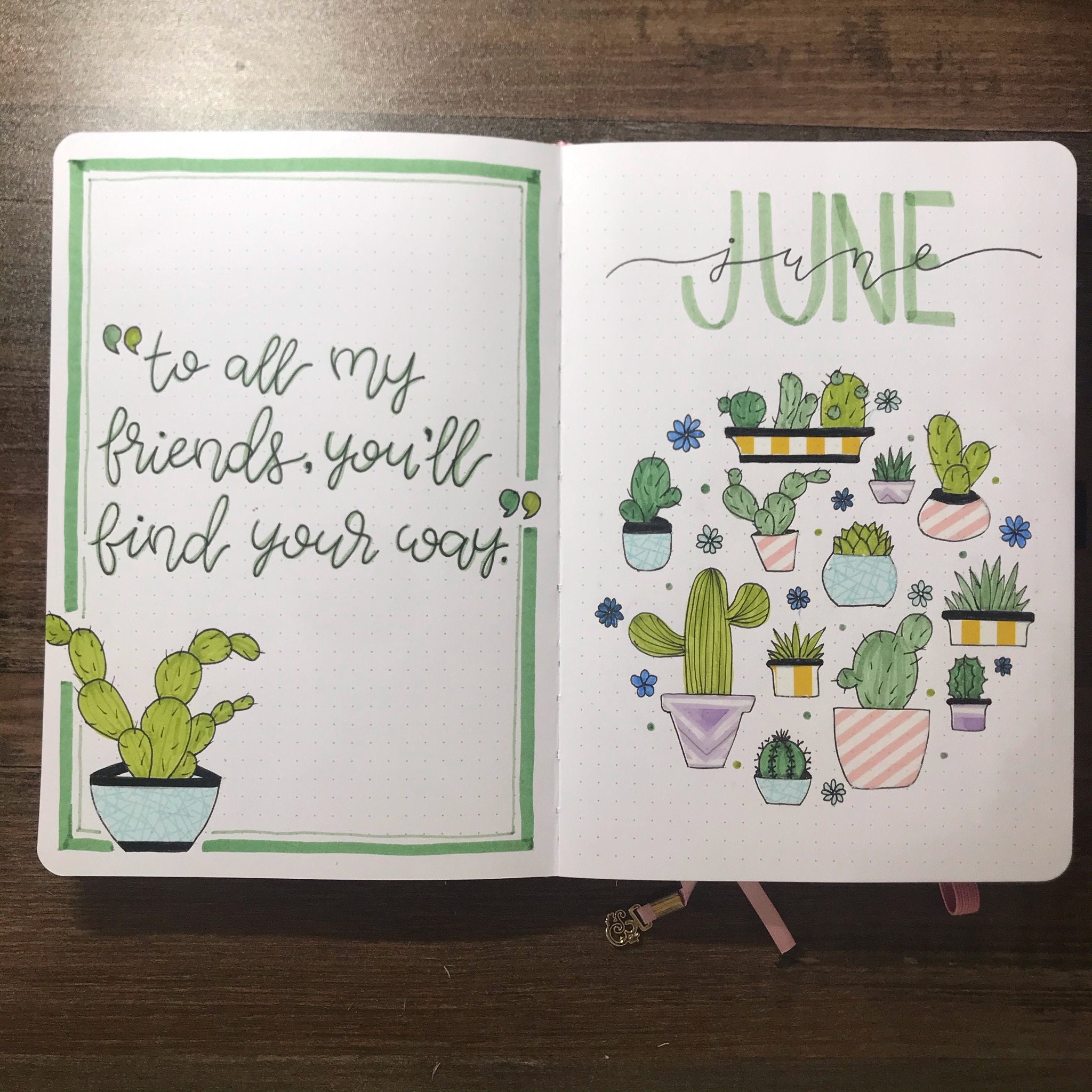 Custom Hand Made Bullet Journal | Custom Bujo | Planner | Calendar ...