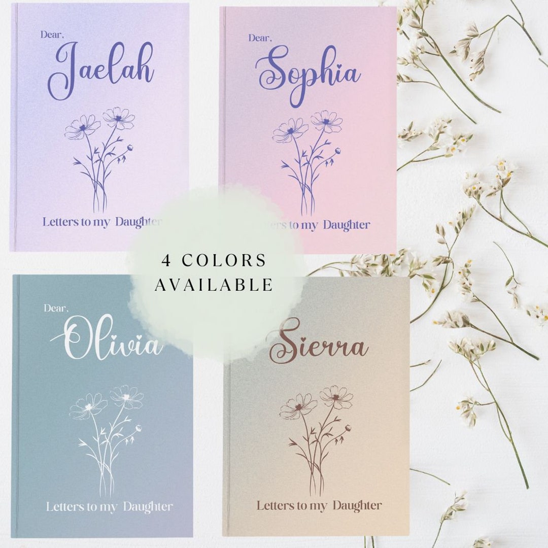 Personalized Letters to My Daughter Hardcover Keepsake Journal - Etsy