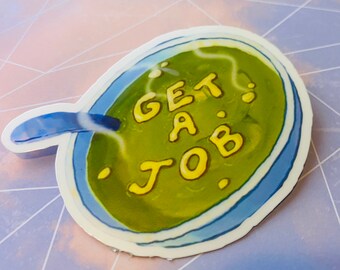 Spongebob Quote Sticker - Etsy