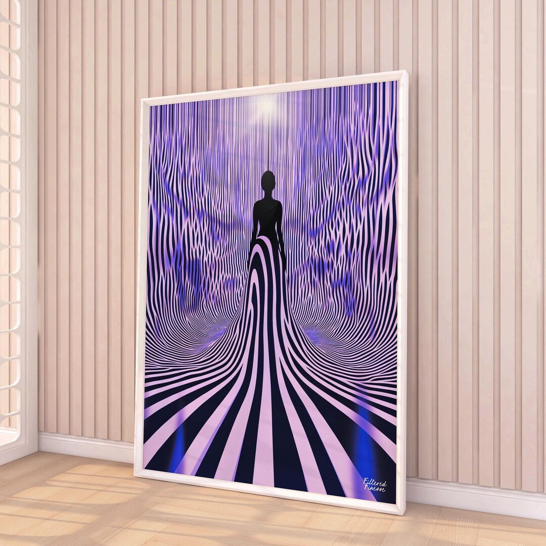 Infinity Dress Portrait Physical Matte Poster Print | Trendy Aesthetic ...