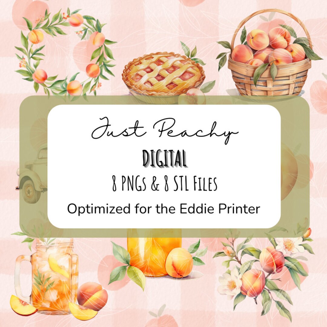 Just Peachy DIGITAL DOWNLOAD ONLY Images & Stls for Eddie Printer - Etsy