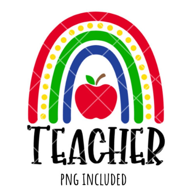 Rainbow Teacher End of Year Gifts Teacher Appreciation Cookie Cutter ...