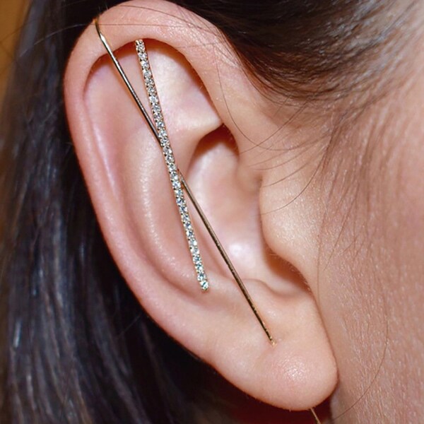 Ear Pin Earrings - Etsy