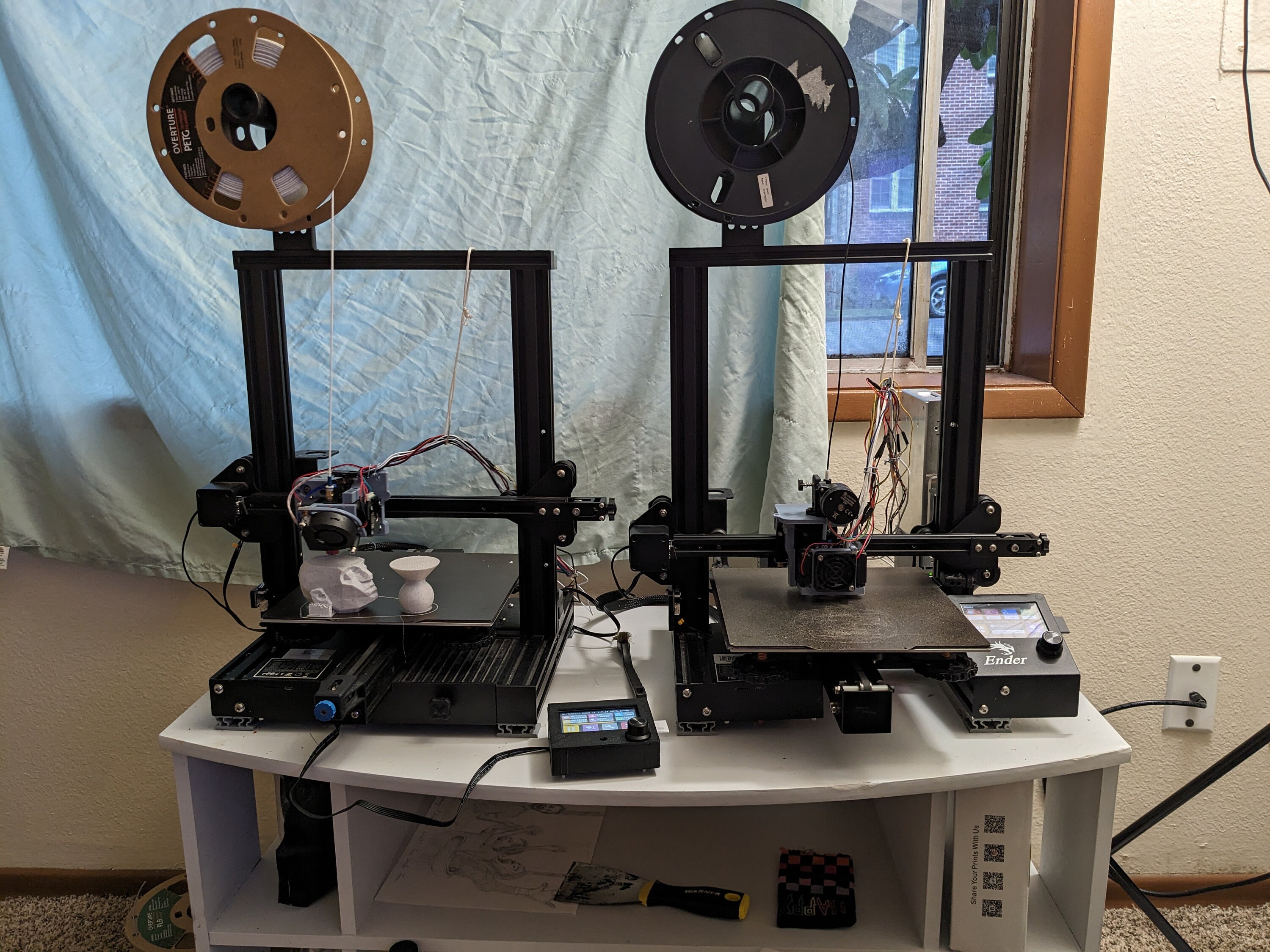 3D Printed POSEABLE Asaro Head Low Poly Human Head Cast Model for ...