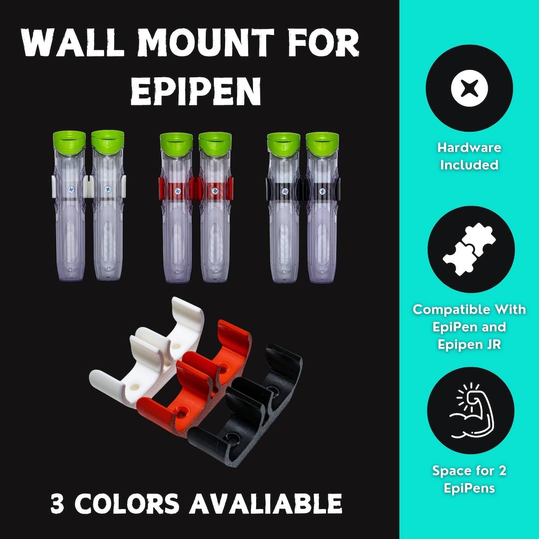 Wall Mount for Epipens | Helpful for Emergencies - Etsy