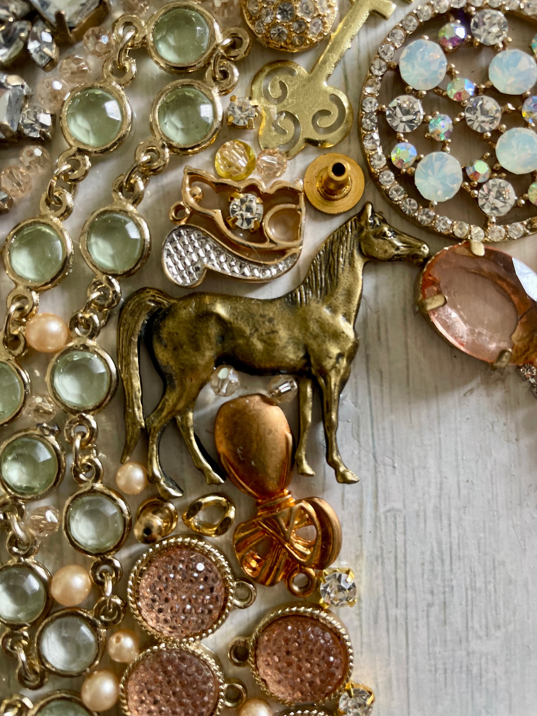 Custom and Made-to-order Jewelry Collages as Well as Vintage Pins ...