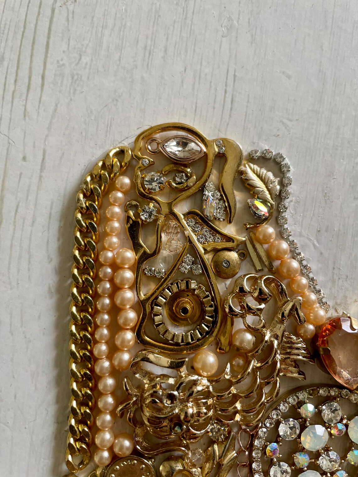 Custom and Made-to-order Jewelry Collages as Well as Vintage Pins ...