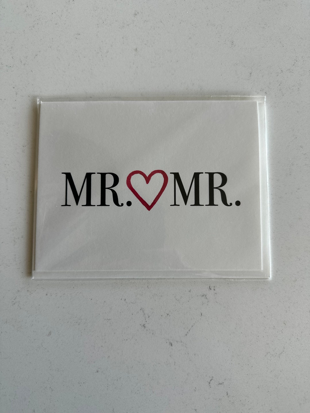 Mr. and Mr. Wedding Card or Anniversary Card - Etsy