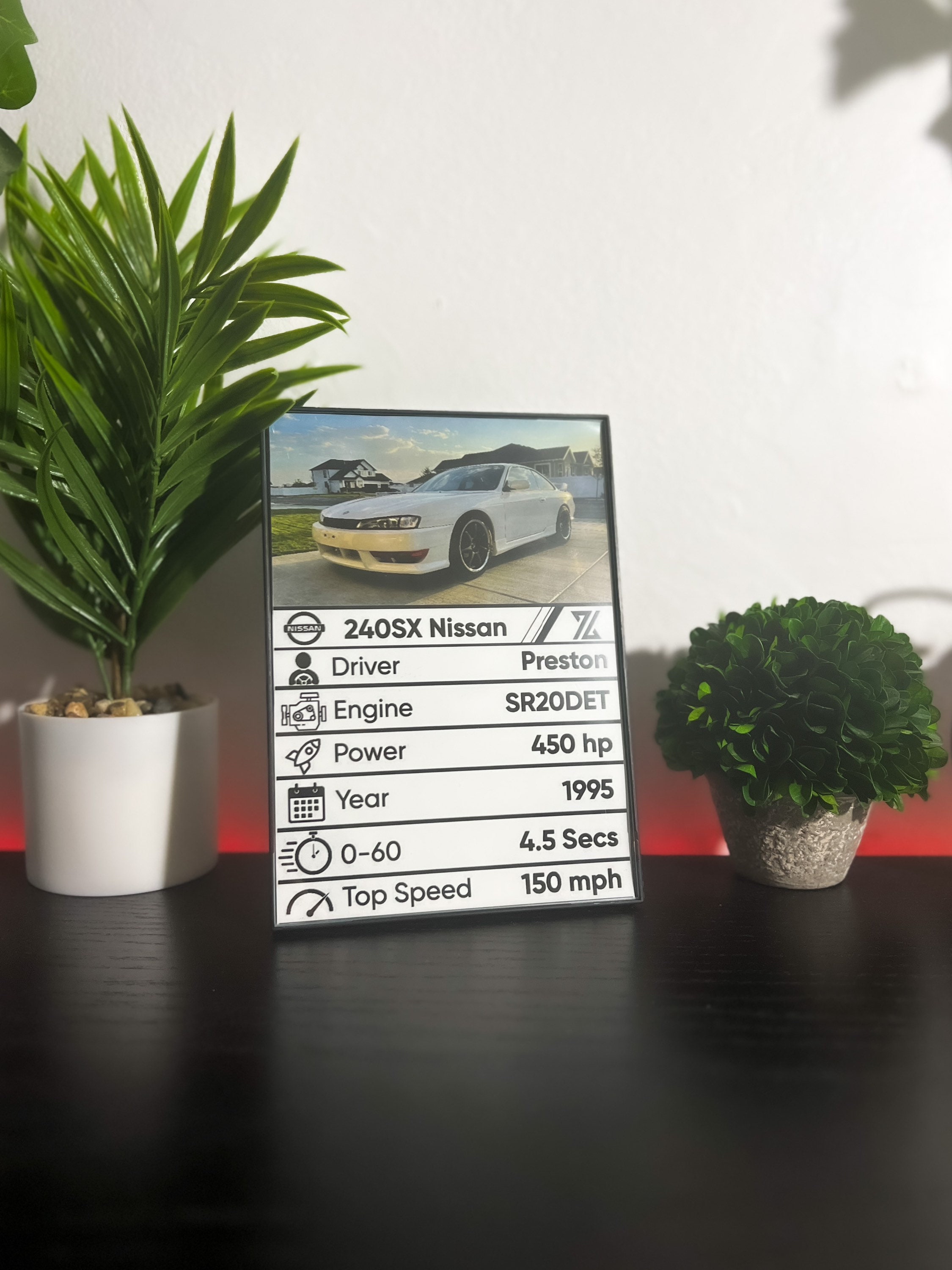 Custom Car Plaque, Car Guy Gift, Personalized Decor, Car Art Decor, Car ...