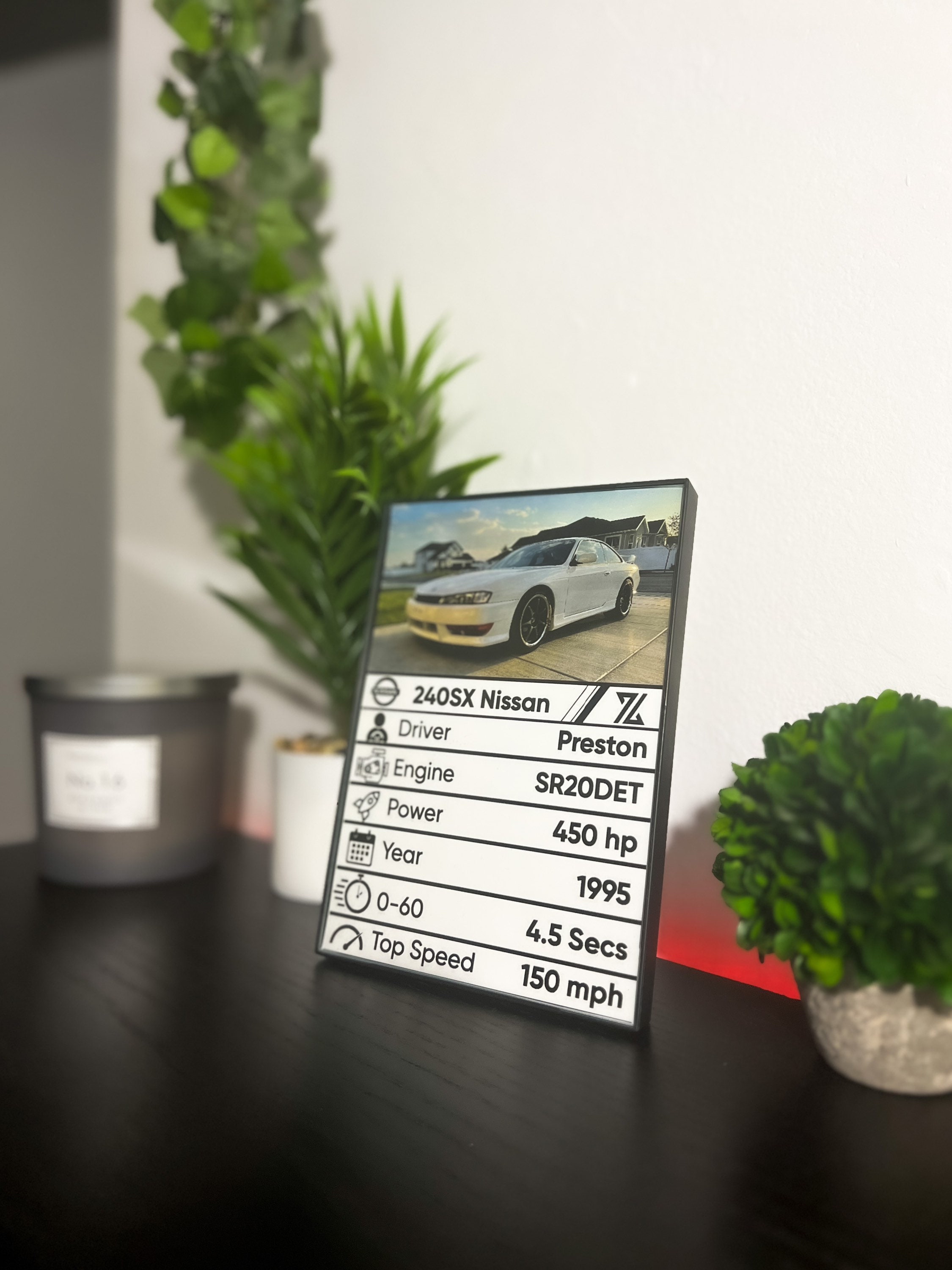 Custom Car Plaque, Car Guy Gift, Personalized Decor, Car Art Decor, Car ...