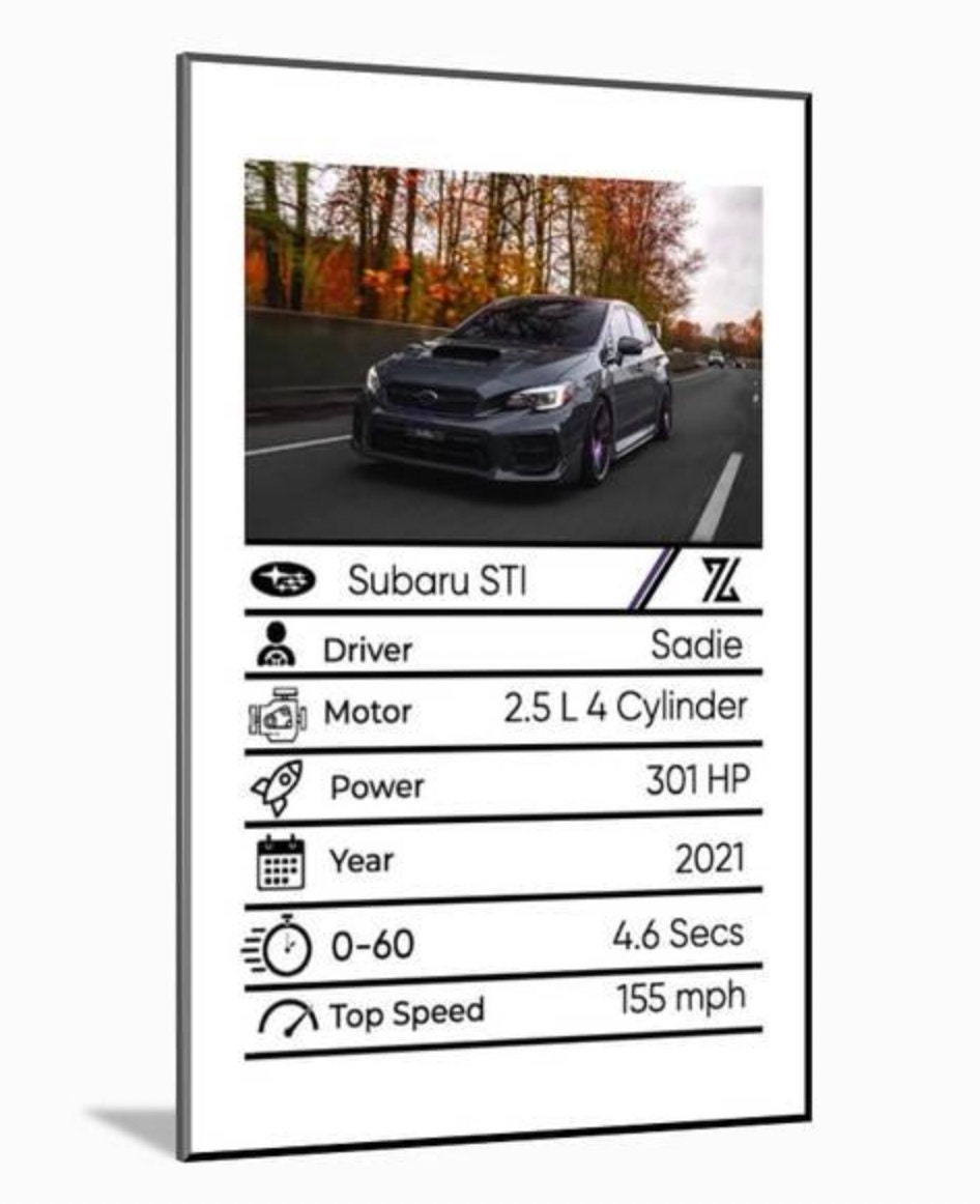 Custom Car Plaque, Car Guy Gift, Personalized Gift, Glass Art, Car ...