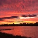 Red Sunset on a River | Canadian Landscapes | Printable Photograph - Etsy
