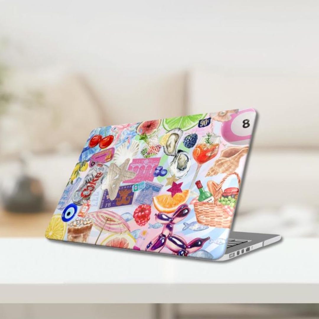 Pink Diet Coke Collage MacBook Case Laptop Sleeve Coquette Pro Air PC ...