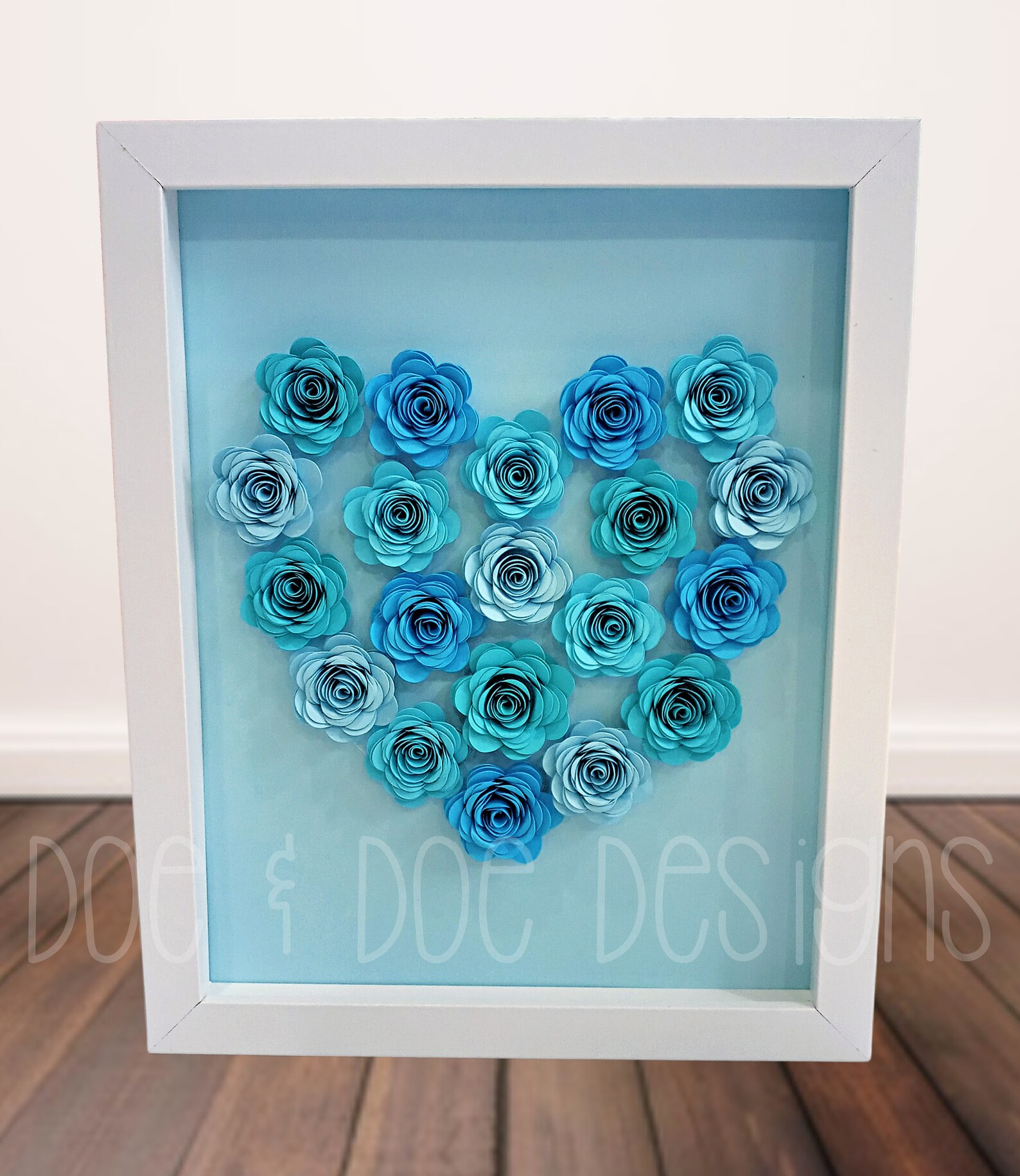 Custom Flower Shadow Box - Etsy
