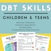 Emotional Regulation DBT Skills Bundle Kids & Teens - Etsy Canada