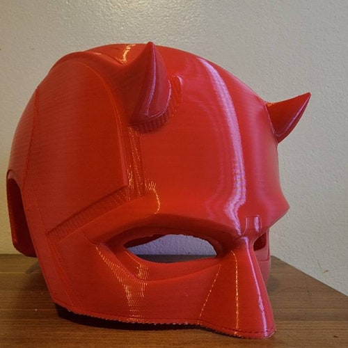 Daredevil Helmet Cowl 3D Print Raw - Etsy