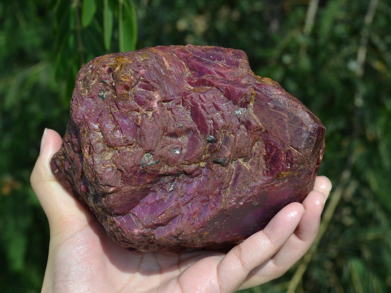 Huge!! Natural Untreated Raw Ruby Crystal | Museum Quality Untreated ...