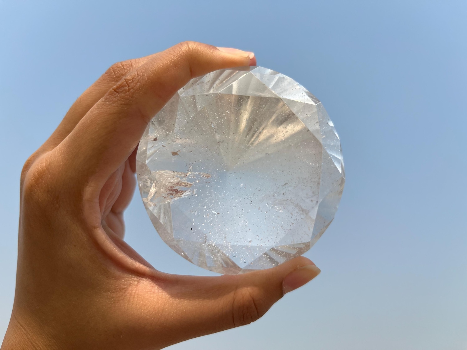 4.9" Himalayan Clear Quartz Extractor | Himalayan Clear Quartz Faceted ...