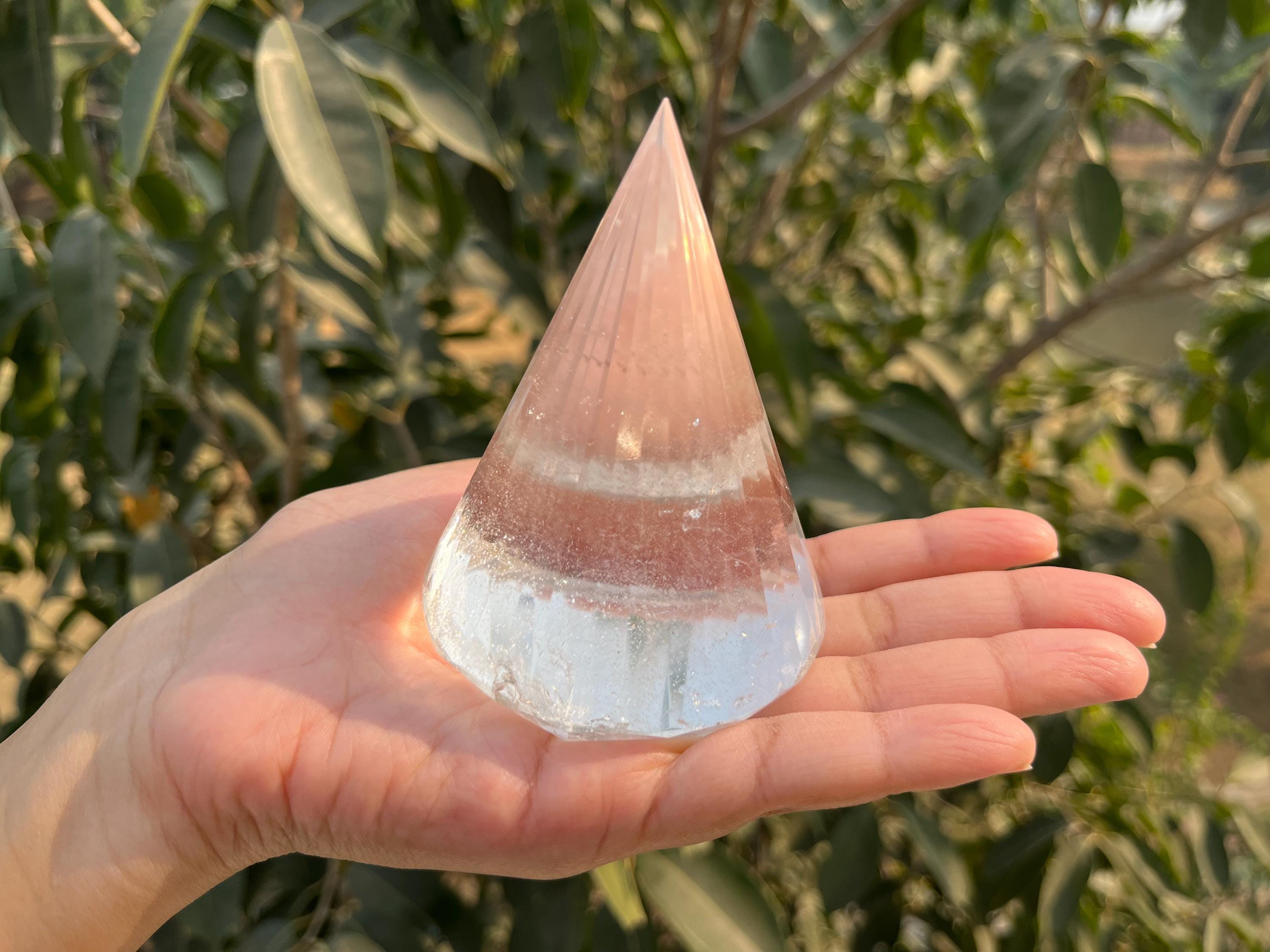 4.9" Himalayan Clear Quartz Extractor | Himalayan Clear Quartz Faceted ...