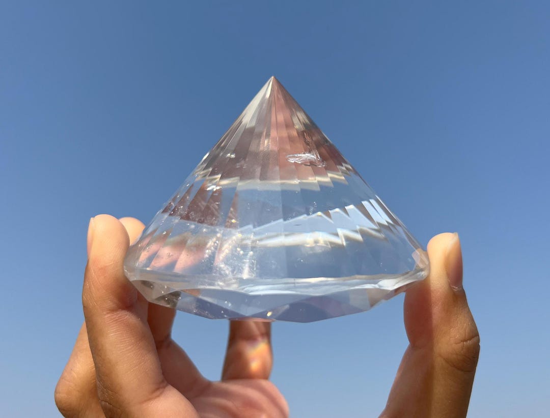 3" Himalayan Clear Quartz Extractor | Himalayan Clear Quartz Faceted ...