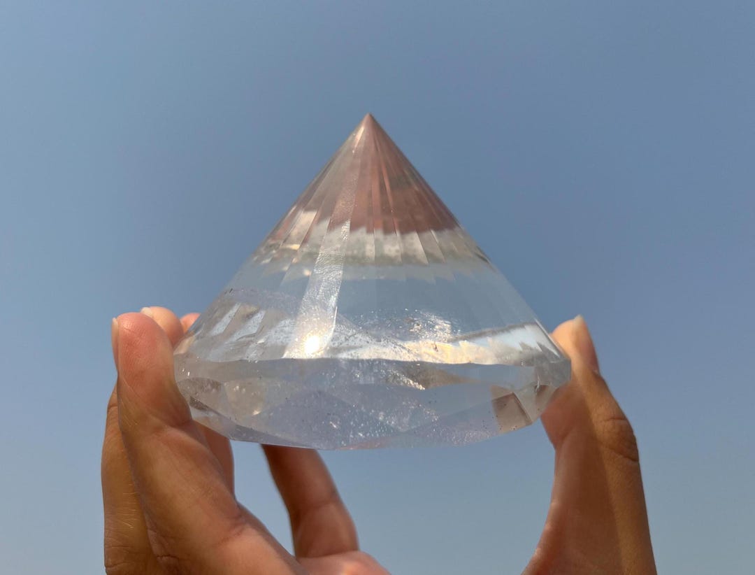 3" Himalayan Clear Quartz Extractor | Himalayan Clear Quartz Faceted ...