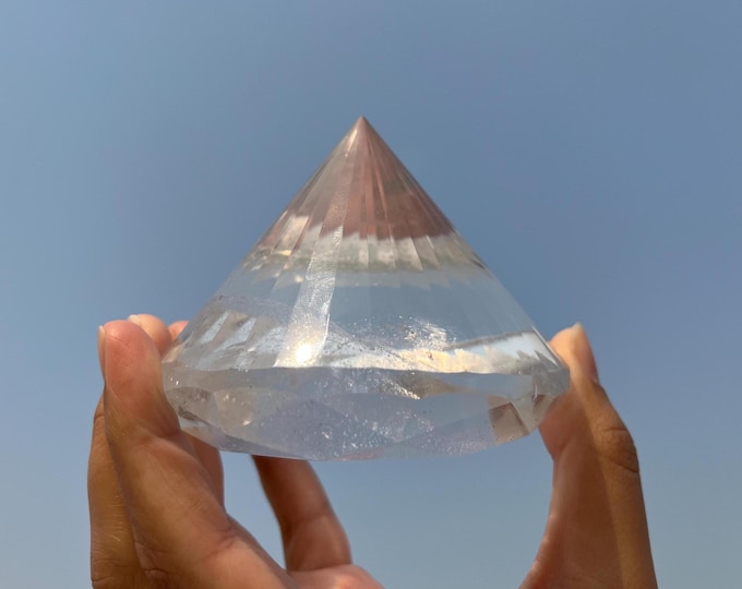 3" Himalayan Clear Quartz Extractor | Himalayan Clear Quartz Faceted ...