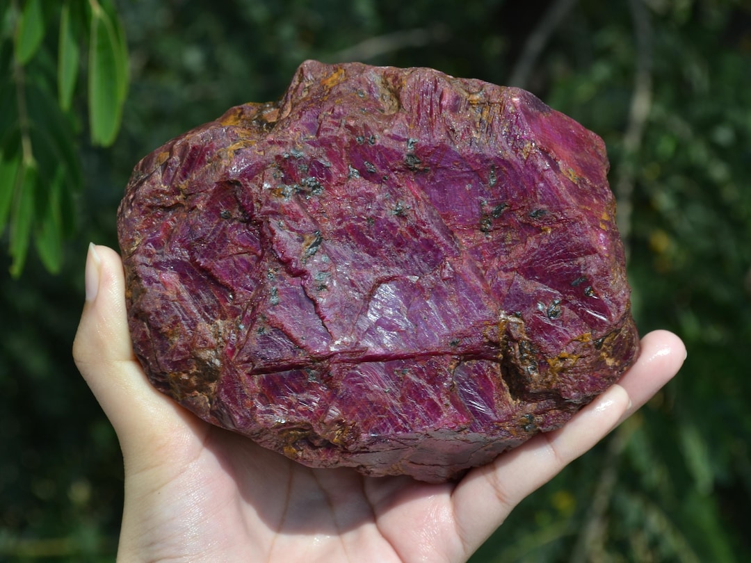 Huge!! Natural Untreated Raw Ruby Crystal | Museum Quality Untreated ...