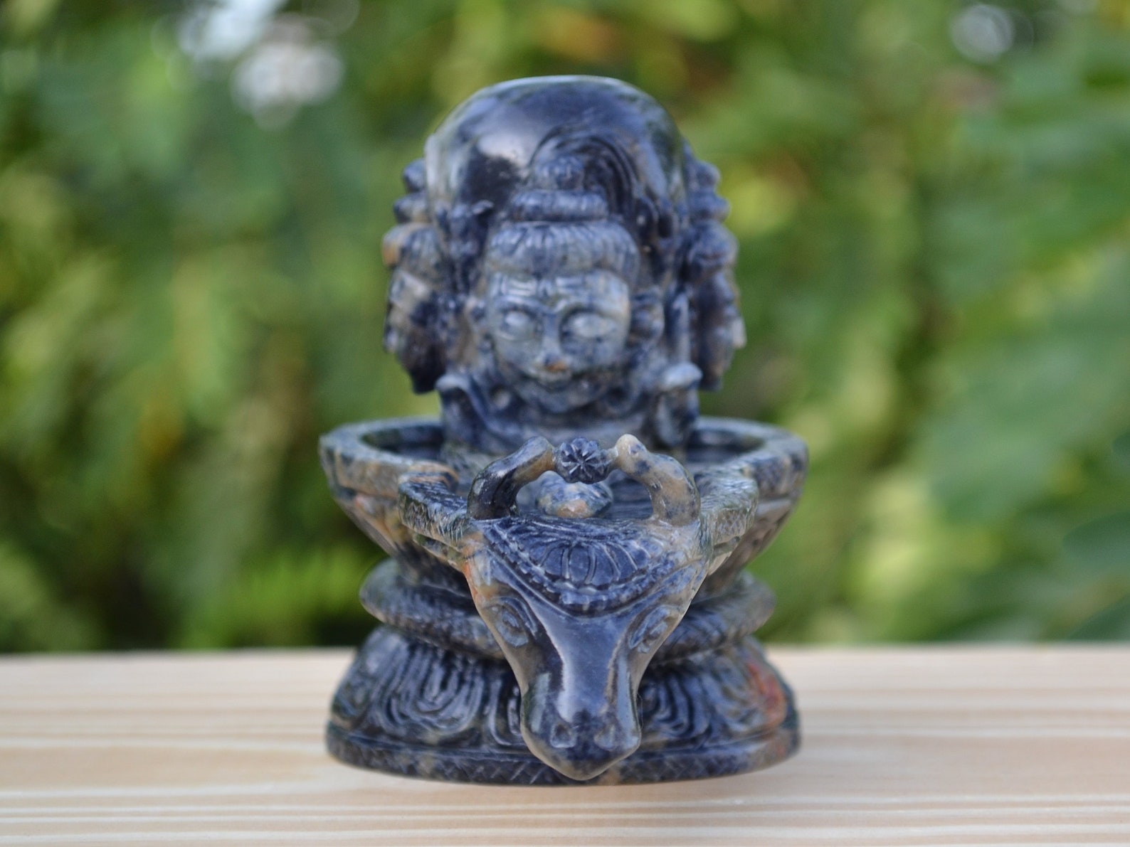 Blue Sapphire Shiva Lingam Shiva Lingam Hand Carved in - Etsy