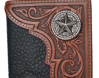 Western Checkbook Wallet - Etsy