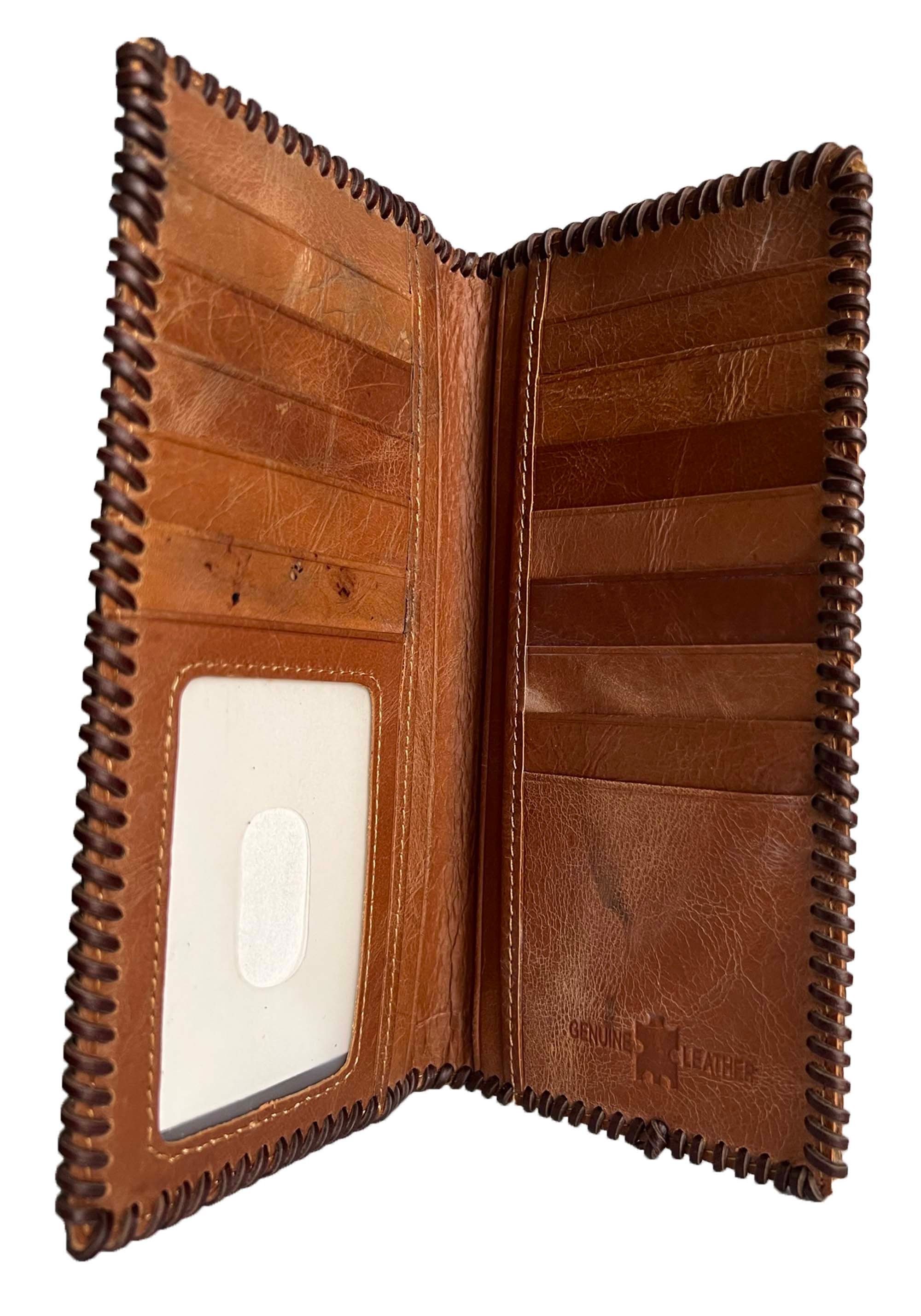 Men's Leather Bi-fold Western Men Wallets Cowboy Praying - Etsy