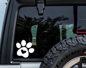 25 X Paw Print Cat Dog Vinyl Decal Stickers Car/van/window - Etsy