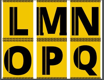 PRINTABLE Under Construction Alphabet - DIY Dump Truck Bulldozer ...