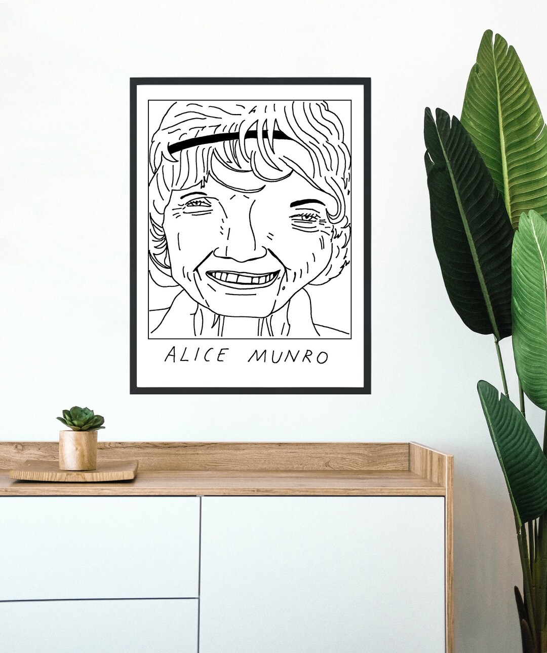 Badly Drawn Authors - Alice Munro - Poster / Print - BUY 2 GET 3RD FREE ...