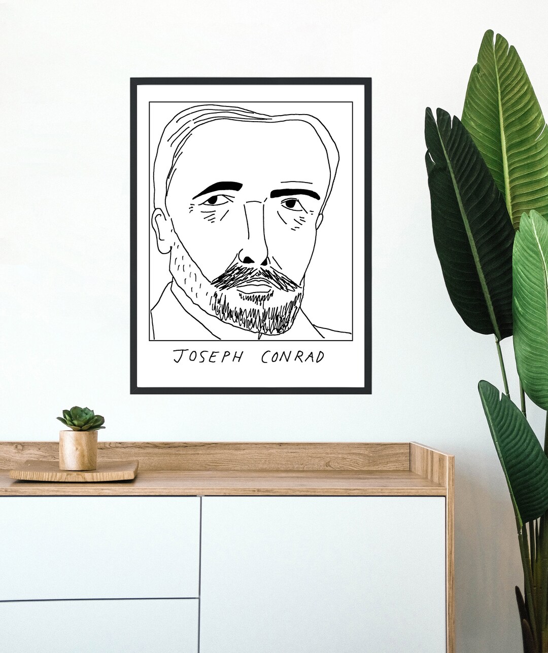 Badly Drawn Authors - Joseph Conrad - Poster / Print - BUY 2 GET 3RD ...